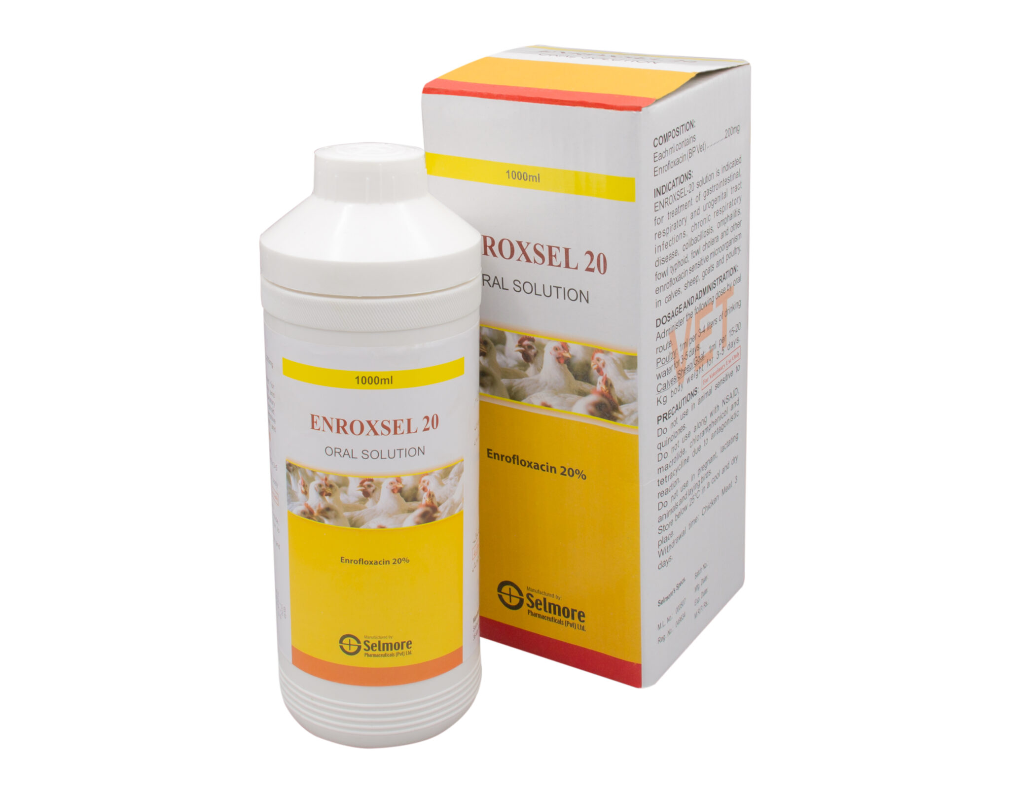 Enroxsel 20 Oral Solution - Selmore Pharmaceuticals